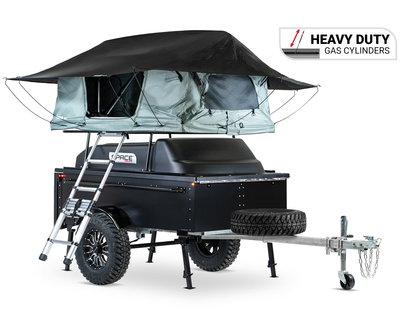 Camping Utility Trailer - Highrider XL – SPACE™ Trailers